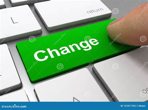 Change Button Concept D Illustration Stock Illustration Illustration Of Keyboard Icon