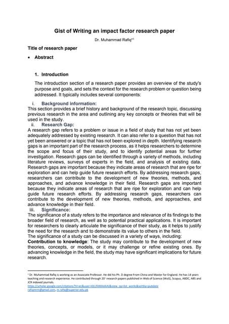 Research Paper Contents Pdf