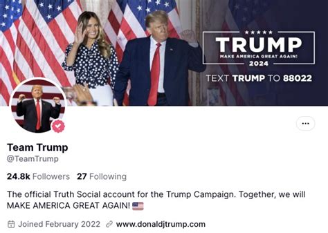 Biden Campaign Tops Trump Campaigns Truth Social Following