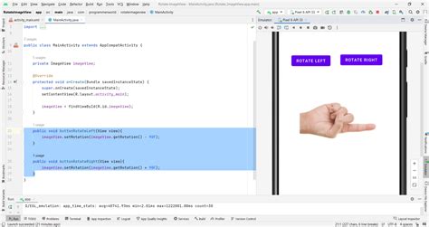 How To Rotate The Picture In Imageview Of Your Android App Programmerworld