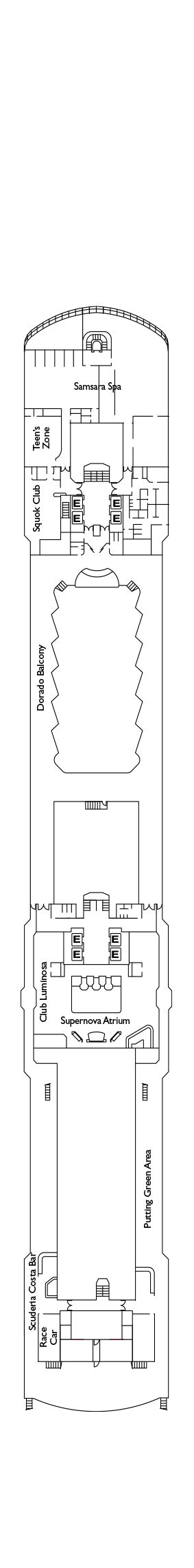 Costa Luminosa Deck Plans Cruiseind