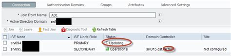 Solved Ise 1 3 Node Ad Status Updating Issue Cisco Community