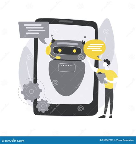 Chatbot Customer Service Abstract Concept Vector Illustration Stock Vector Illustration Of