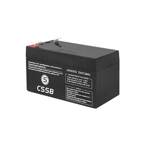 Akumulator 12v 12ah żelowy Cssb Agm Vrla 7580 Kamsys