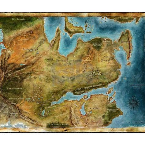 Thedas Map Throw Blanket By Listing Store 8785542 Cafepress