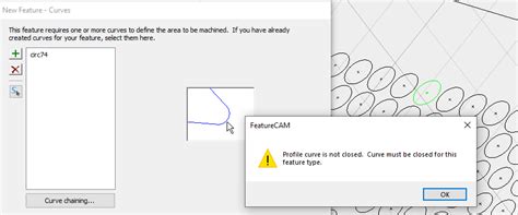 Not All Holes Are Recognized In Featurecam Using Select Circles Command