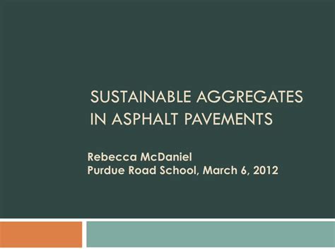 Pdf Sustainable Aggregates In Asphalt Pavements Dokumen Tips