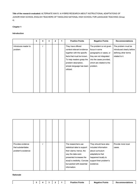 Task 1 Research Proposal Evaluation Download Free Pdf Citation