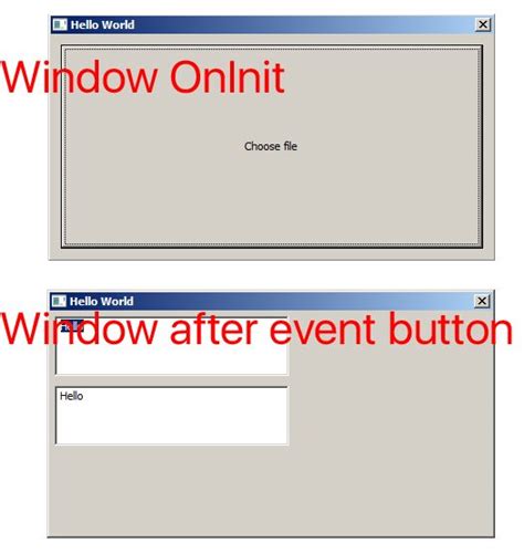 C How To Show Another Frame After The Event Stack Overflow