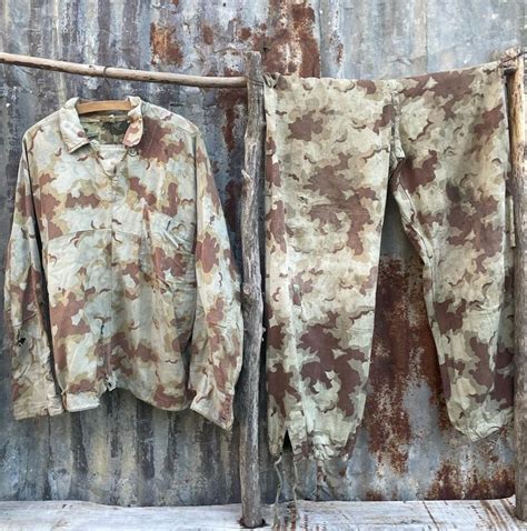 Czechoslovakian Army Maraky Camo Set Worn
