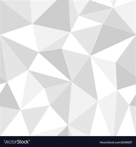 White Polygon Geometric Triangle Vector Background Background 3d Triangle Background Image And