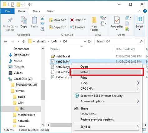 How To Install An INF Or System File In Windows Micro Center