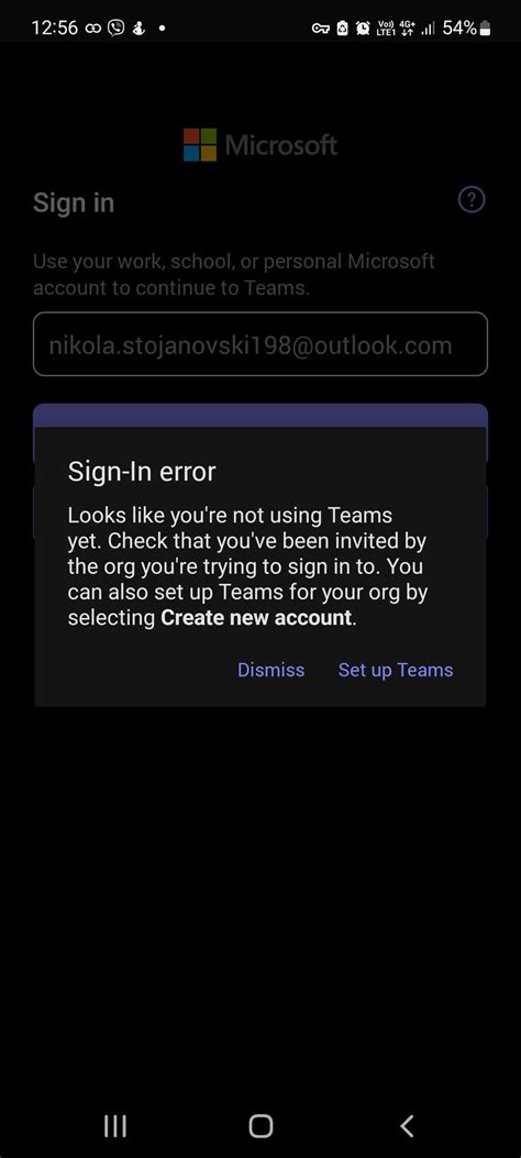 Problem With Teams Android App Rmicrosoftteams