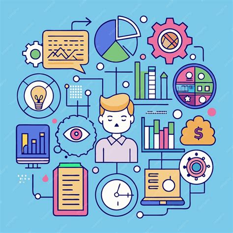 Businessman Analyzing Data Charts Graphs And Diagrams Premium Ai