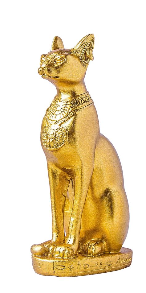 Gold Egyptian Cat Statue