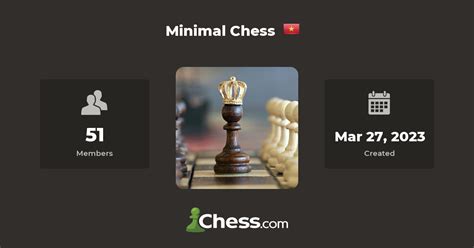 Minimal Chess Chess Club