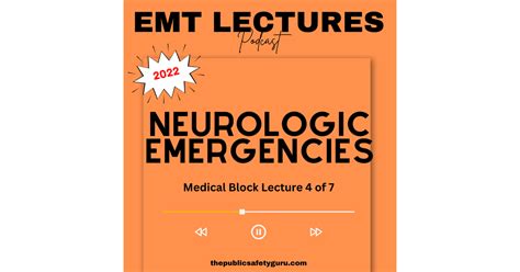 Nremt Emt Lecture And Prep Neurological Emergencies Lecture 4 Of 7