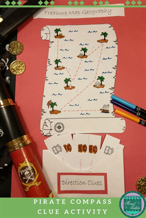 Morsel Tidbits Pirate Compass Clue Activity