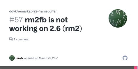 rm2fb is not working on 2 6 rm2 · issue 57 · ddvk remarkable2