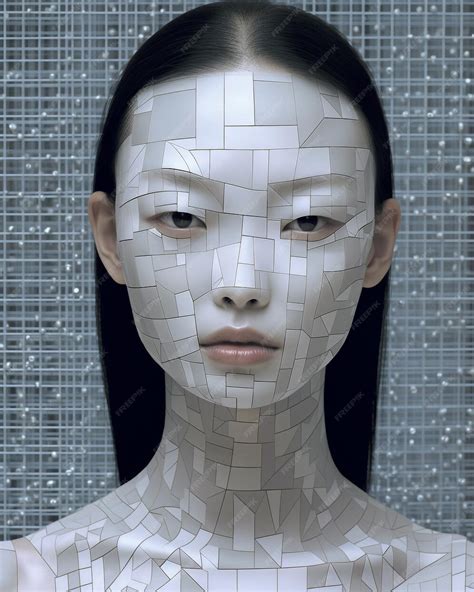 Premium Ai Image Generative Ai Futuristic And Technological Scanning Of Face For Facial