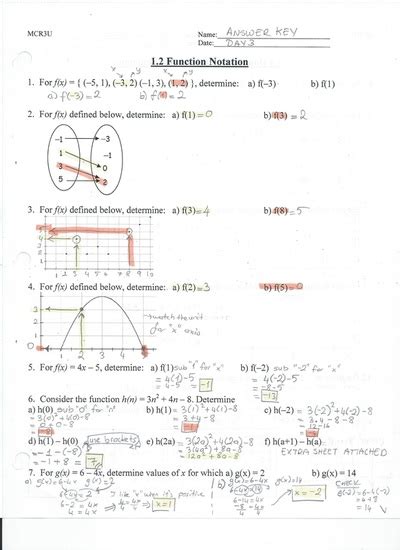Day 4 Function Notation Domain X And Range Y There Is Probably A
