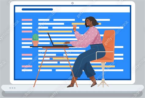 Web Development Programming Languages Programmer Cartoon Character