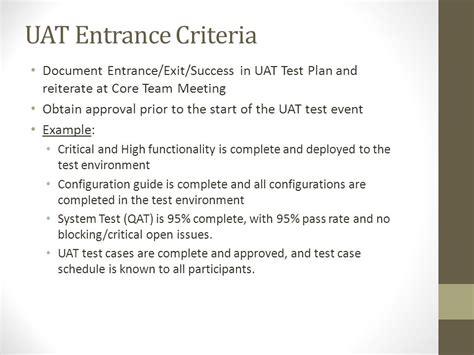 qa engagement during user acceptance testing ppt video online download