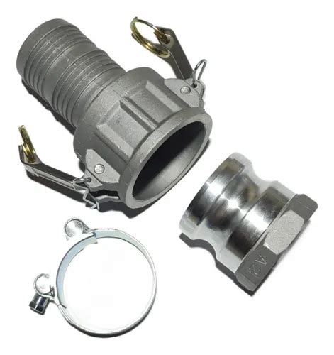 Kit Engate Rápido Alumínio 2¨ Pol Macho Escama E Fêmea Rosca Mercadolivre