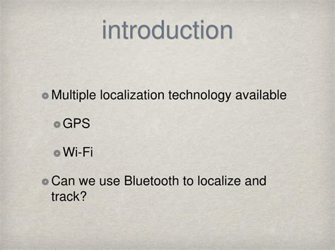 Ppt Blueyes Bluetooth Localization And Tracking Powerpoint