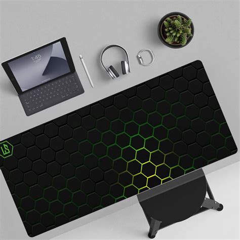 Mouse Pad Lingshe P55 Rampart Verde