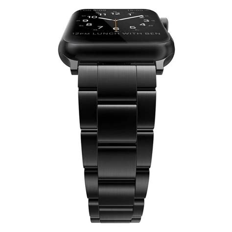 Black Stainless Steel Apple Watch Band Smarta Watches Australia