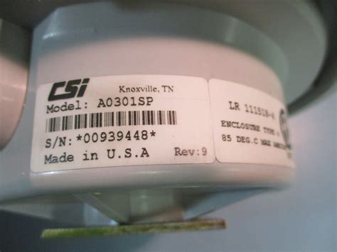 Nib Csi Motor Status 301 Electric Motor Condition Monitor Etech Surplus