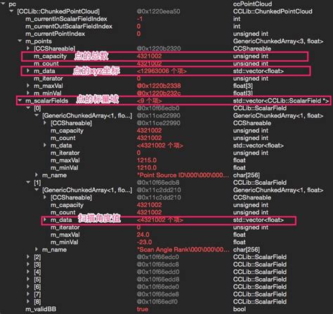 Cloudcompare插件编写二（数据结构） Huihut