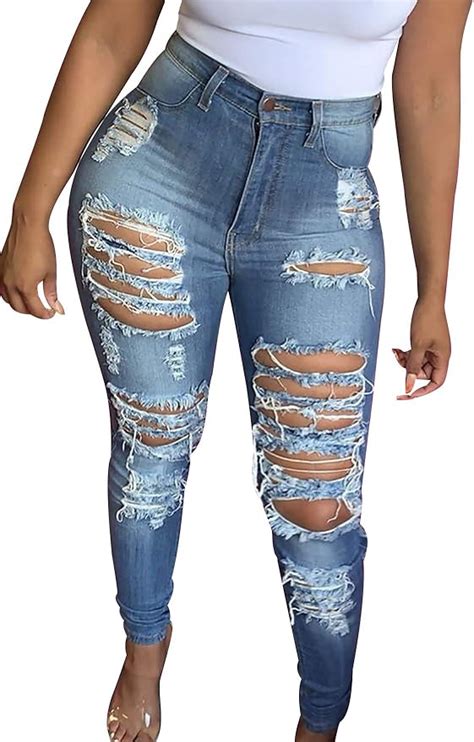 Amazon Destroyed Jeans Damen At Alan Burke Blog