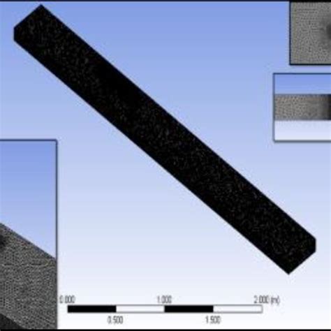 The Meshing Of Geometry By Using A Meshing Tool Of Ansys Fluent Download Scientific Diagram