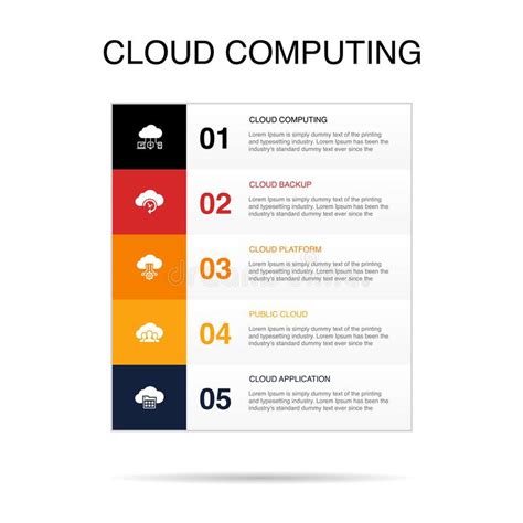 Cloud Computing Backup Platform Stock Vector Illustration Of Filled Infographic 263895652