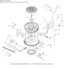 SV540-0228 - Kohler Courage Single Engine, Made for MTD, 18hp, 13.4kW Parts Lookup with Diagrams ...