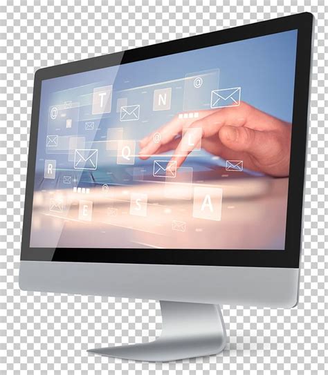 Computer Monitors Personal Computer Output Device Flat Panel Display Desktop Computers Png
