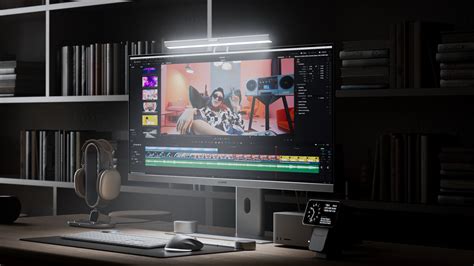 illuminate usb c light bar with 4k autofocus webcam