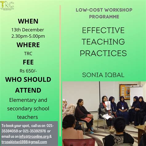 Effective Teaching Practices Trc