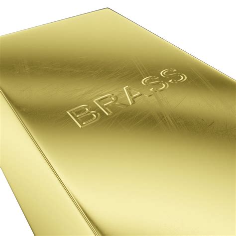 3d Model Ingot Brass Vr Ar Low Poly Cgtrader