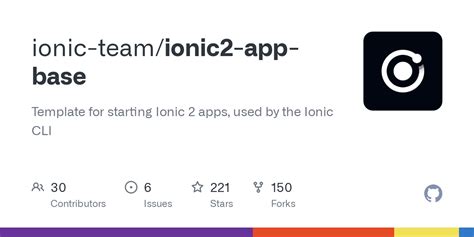 github ionic team ionic2 app base template for starting ionic 2 apps