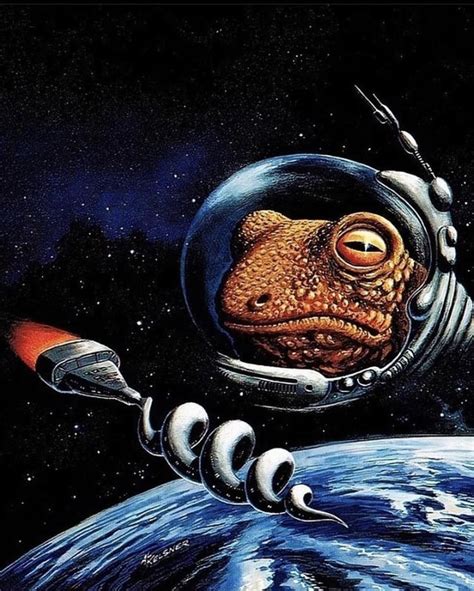 Art By German Illustrator Alfred Kelsner 🇩🇪 Rscifi