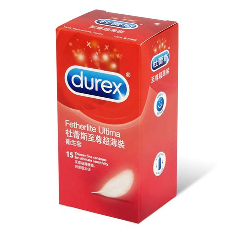 Durex 杜蕾斯 至尊超薄裝 15片裝 乳膠安全套 超薄 順滑 Lovenjoy Club