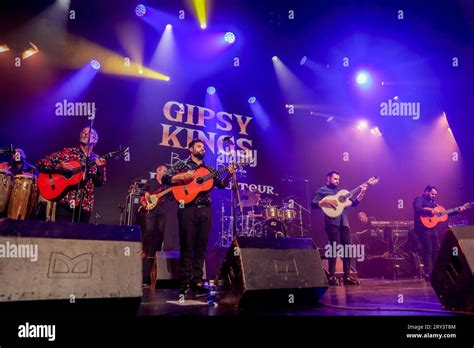 The Flamenco Group Gipsy Kings During A Performance At The Gran Teatro