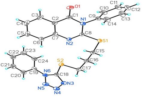 The Molecular Structure Of 7b With The Atom Numbering Scheme
