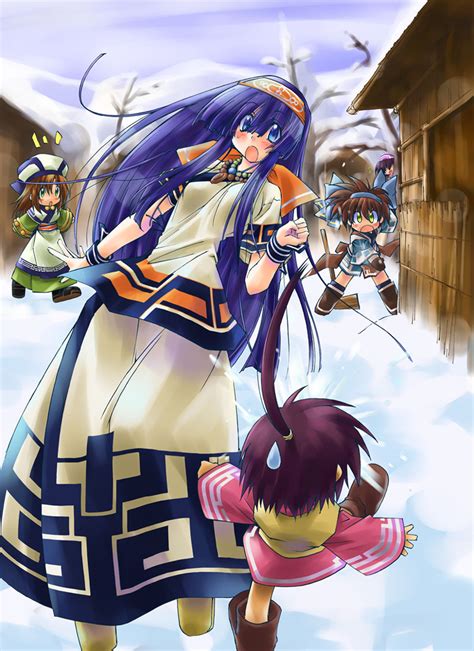 Manari Nakoruru Rera Rimururu Samurai Spirits Snk 5girls Ainu