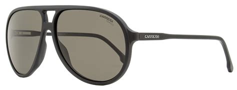 Carrera Mens Aviator Sunglasses Ca237s 3 M9 61mm Matte Black