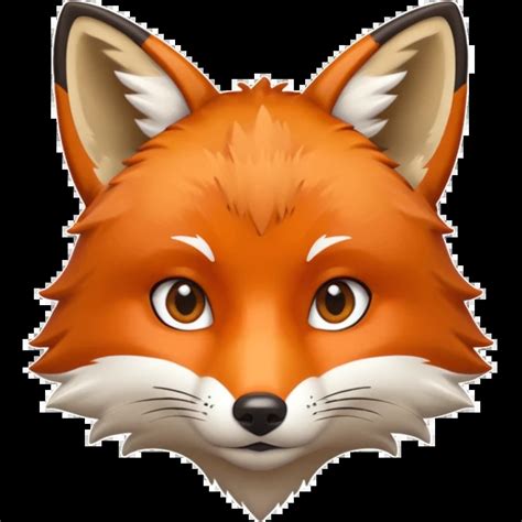 Fox Face Emoji Ai Emoji Generator
