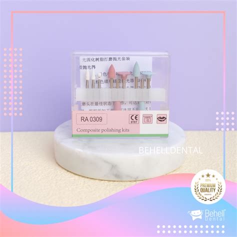 Jual 1 Box Bur Composite Polishing Kit Isi 9 For Low Speed Ra 0309